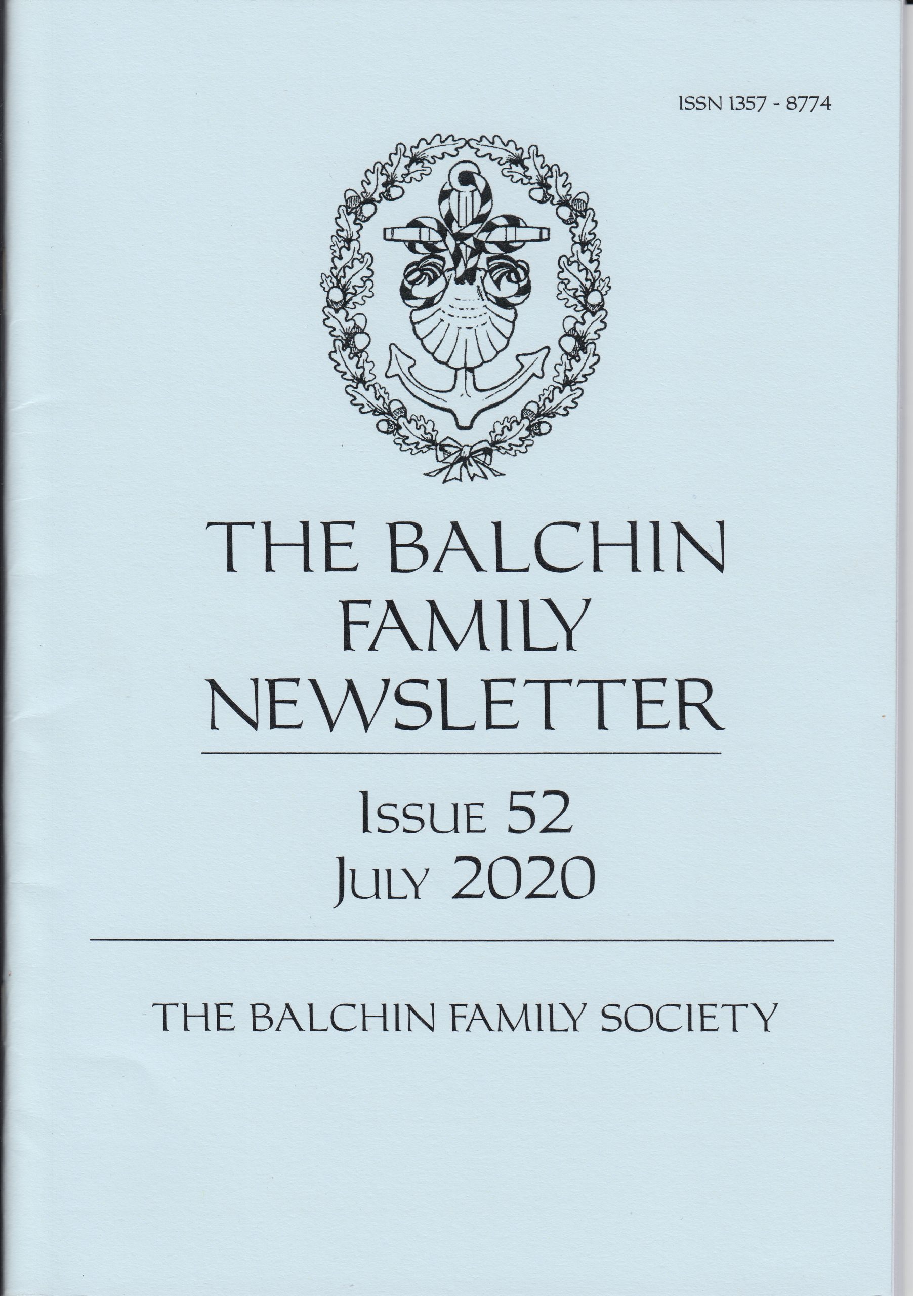 Issue 52 – Balchin Family Society